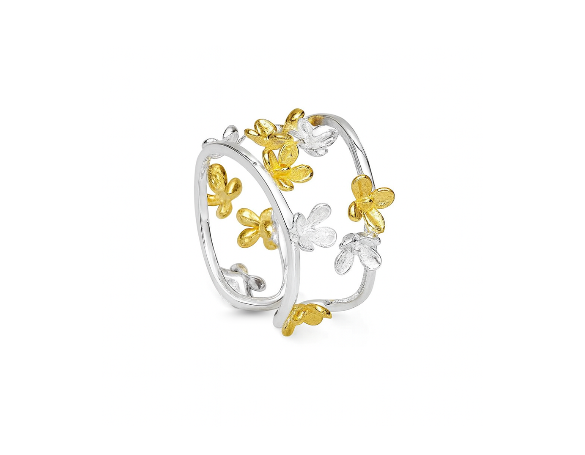 Falling Fragrans Flower Ring – Lotus Fun