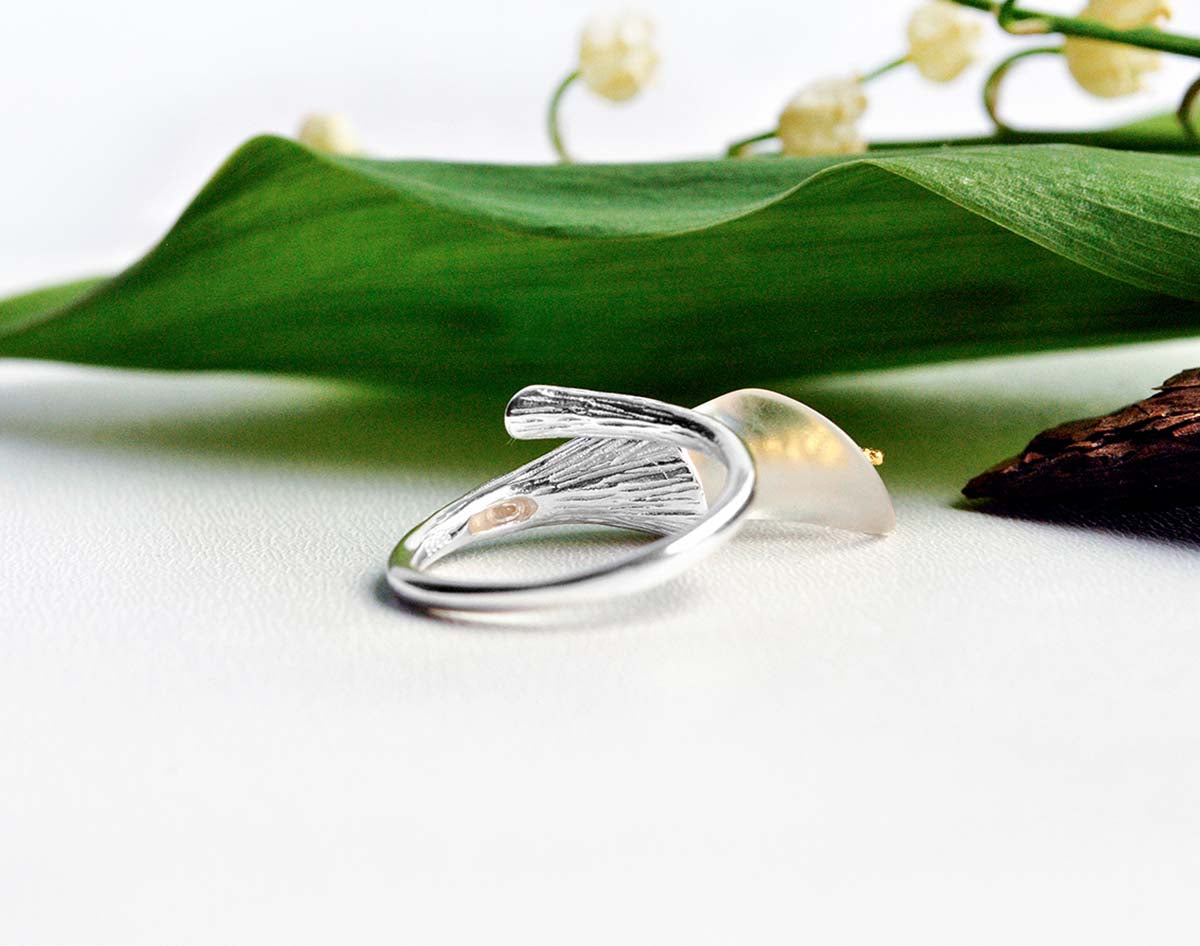 Sterling Silver | Calla Lily Ring - Lotus Fun