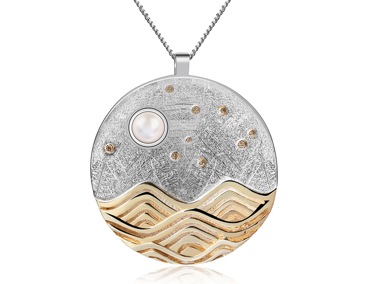 Nature Inspired | Sterling Silver Pendants - Lotus Fun