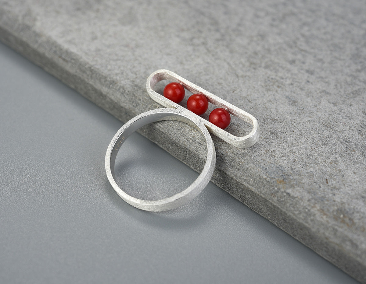 Sterling Silver | Balancing Ring - Lotus Fun