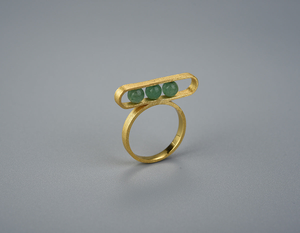 Sterling Silver | Balancing Ring - Lotus Fun