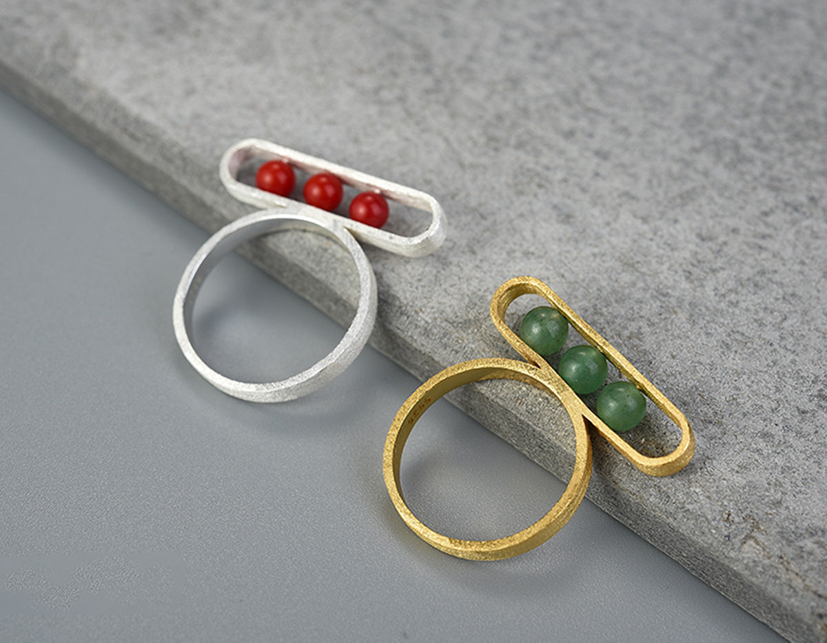 Sterling Silver | Balancing Ring - Lotus Fun