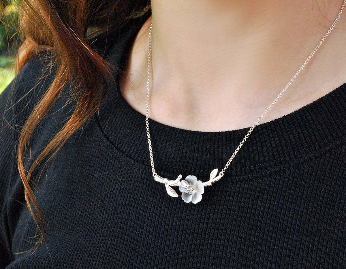 Sterling Silver | Flower in the Rain Jewelry Set – Lotus Fun