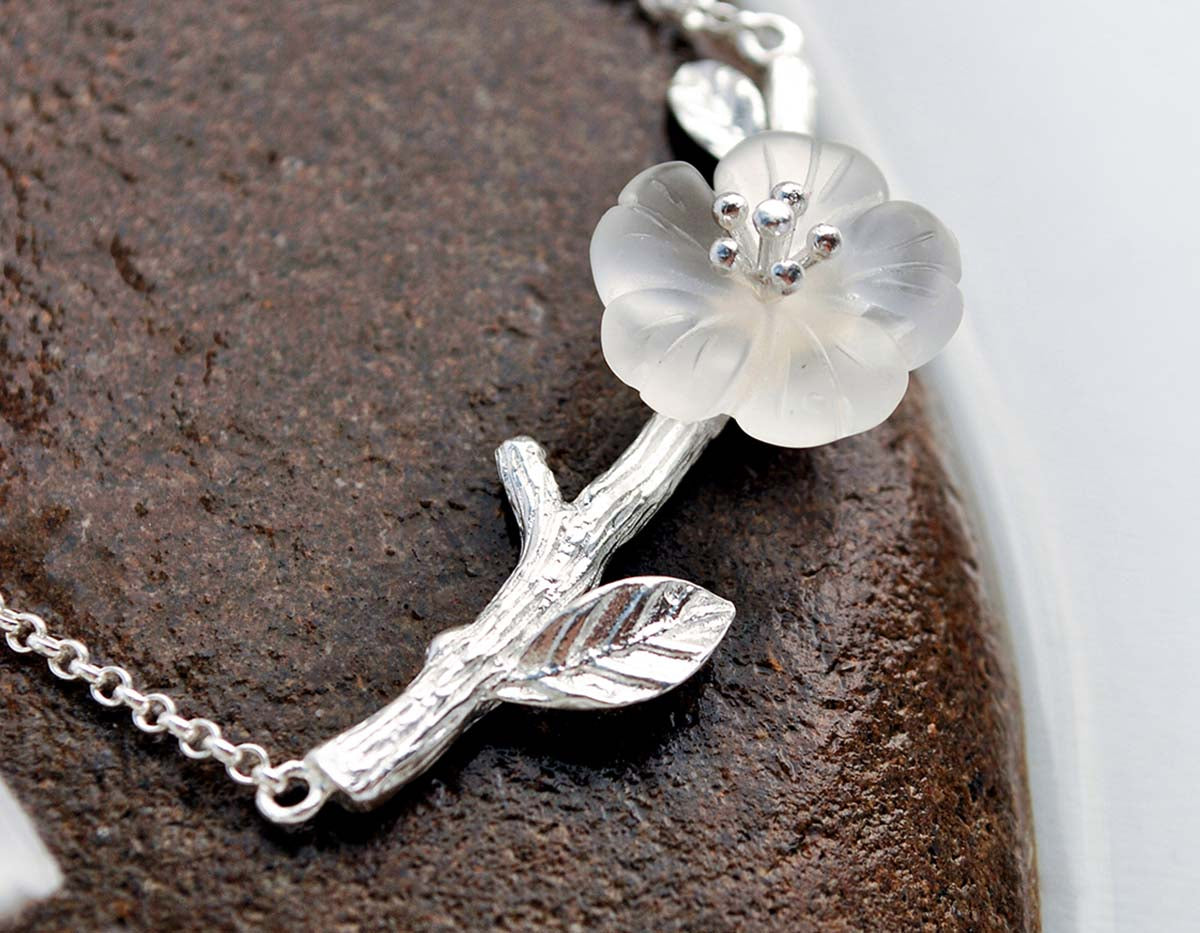 Sterling Silver | Flower in the Rain Jewelry Set – Lotus Fun