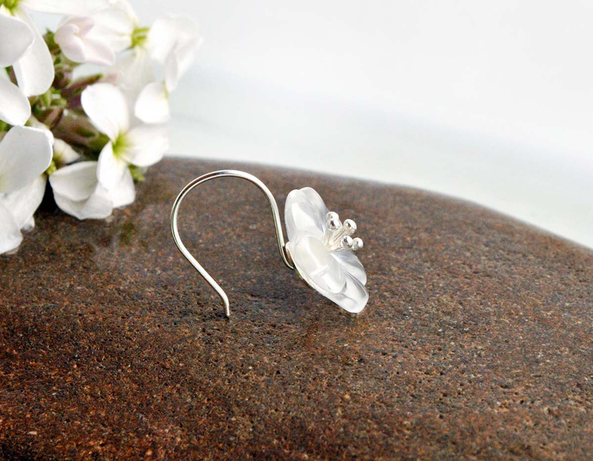 Sterling Silver | Flower in the Rain Jewelry Set – Lotus Fun
