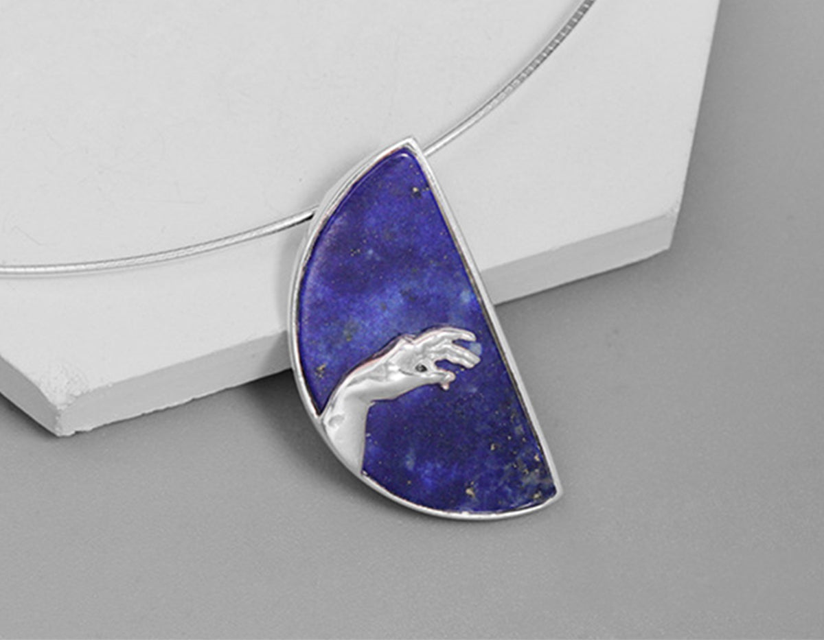 Sterling Silver | Hand of God Pendant - Lotus Fun
