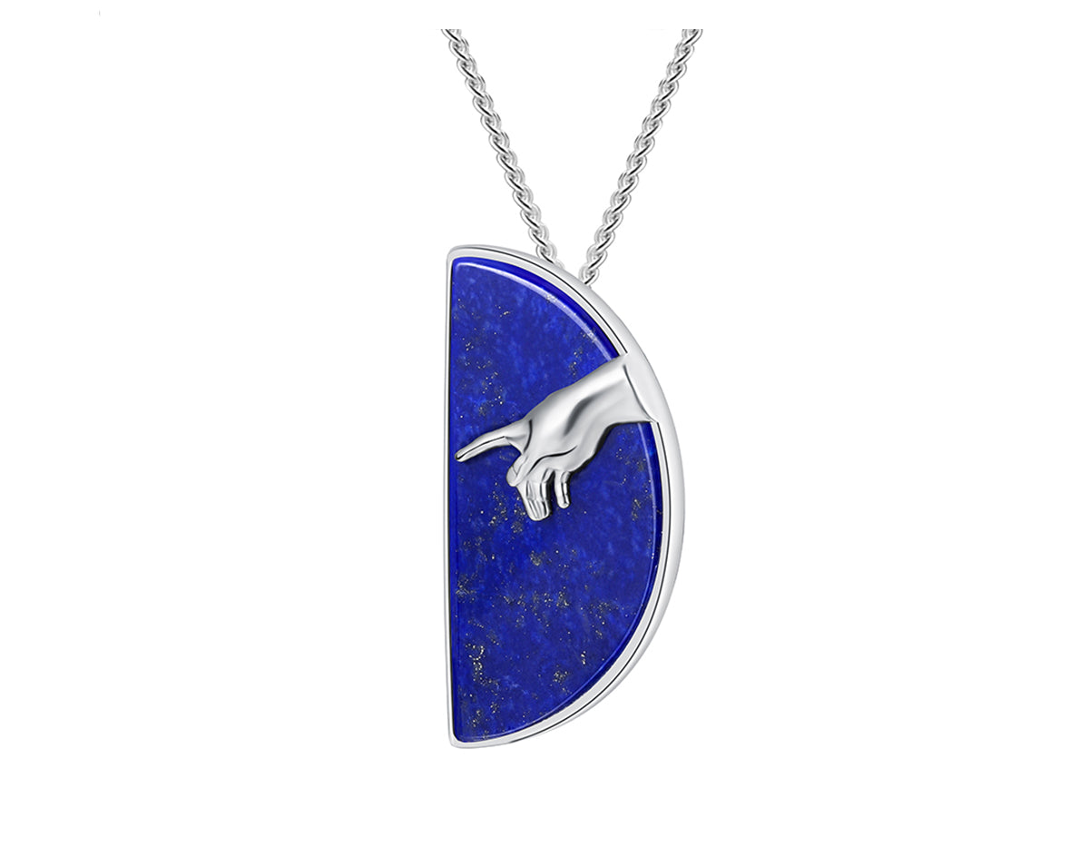 Sterling Silver | Hand of God Pendant - Lotus Fun