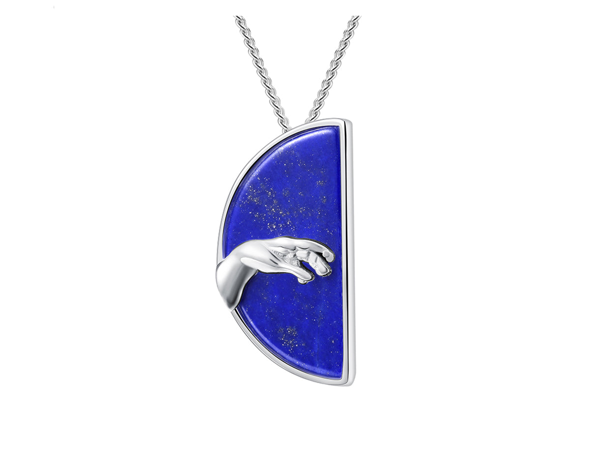 Sterling Silver | Hand of God Pendant - Lotus Fun