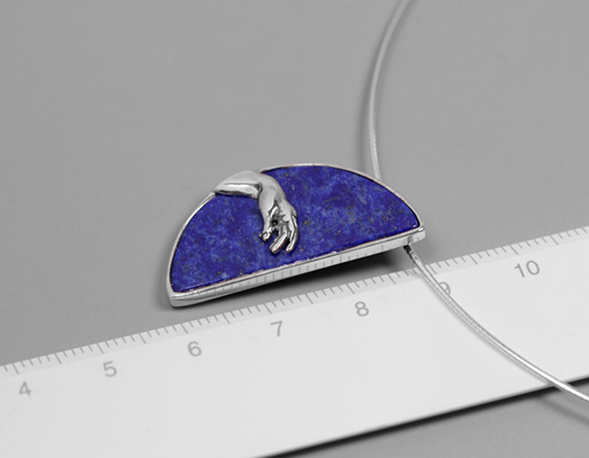 Sterling Silver | Hand of God Pendant - Lotus Fun