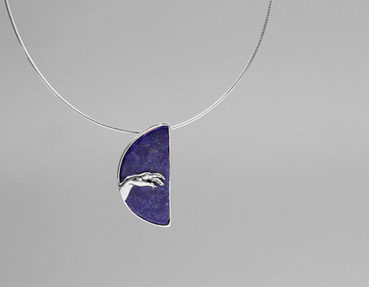 Sterling Silver | Hand of God Pendant - Lotus Fun