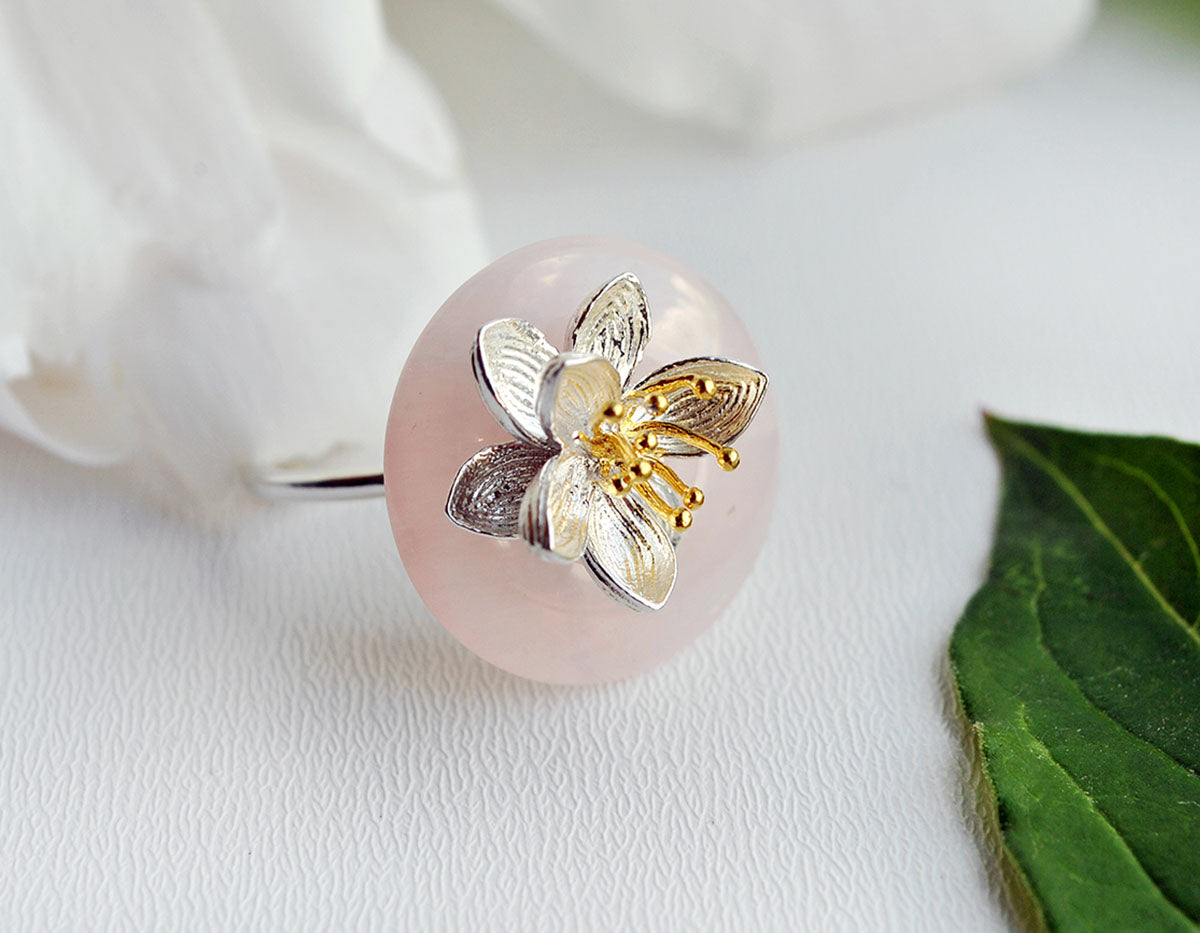 Sterling Silver | Lotus Whispers Ring - Lotus Fun