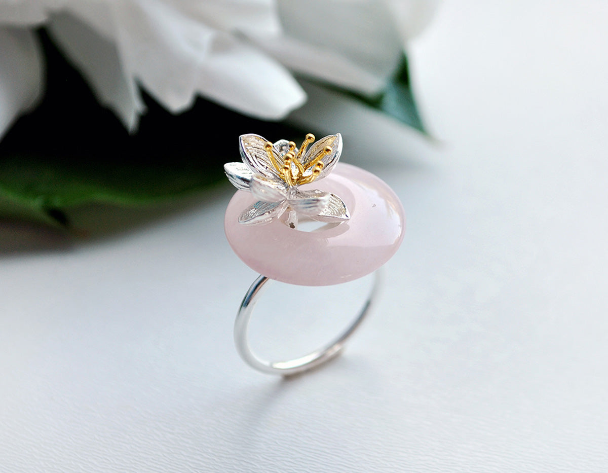 Sterling Silver | Lotus Whispers Ring - Lotus Fun
