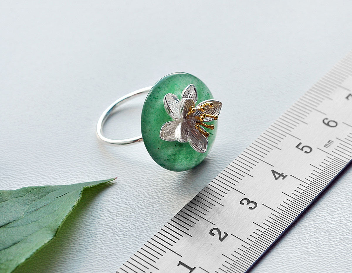Sterling Silver | Lotus Whispers Ring - Lotus Fun