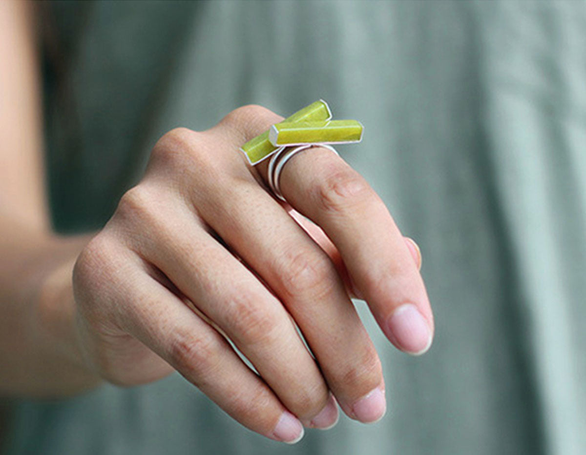 Serpentine Bar Ring - Lotus Fun