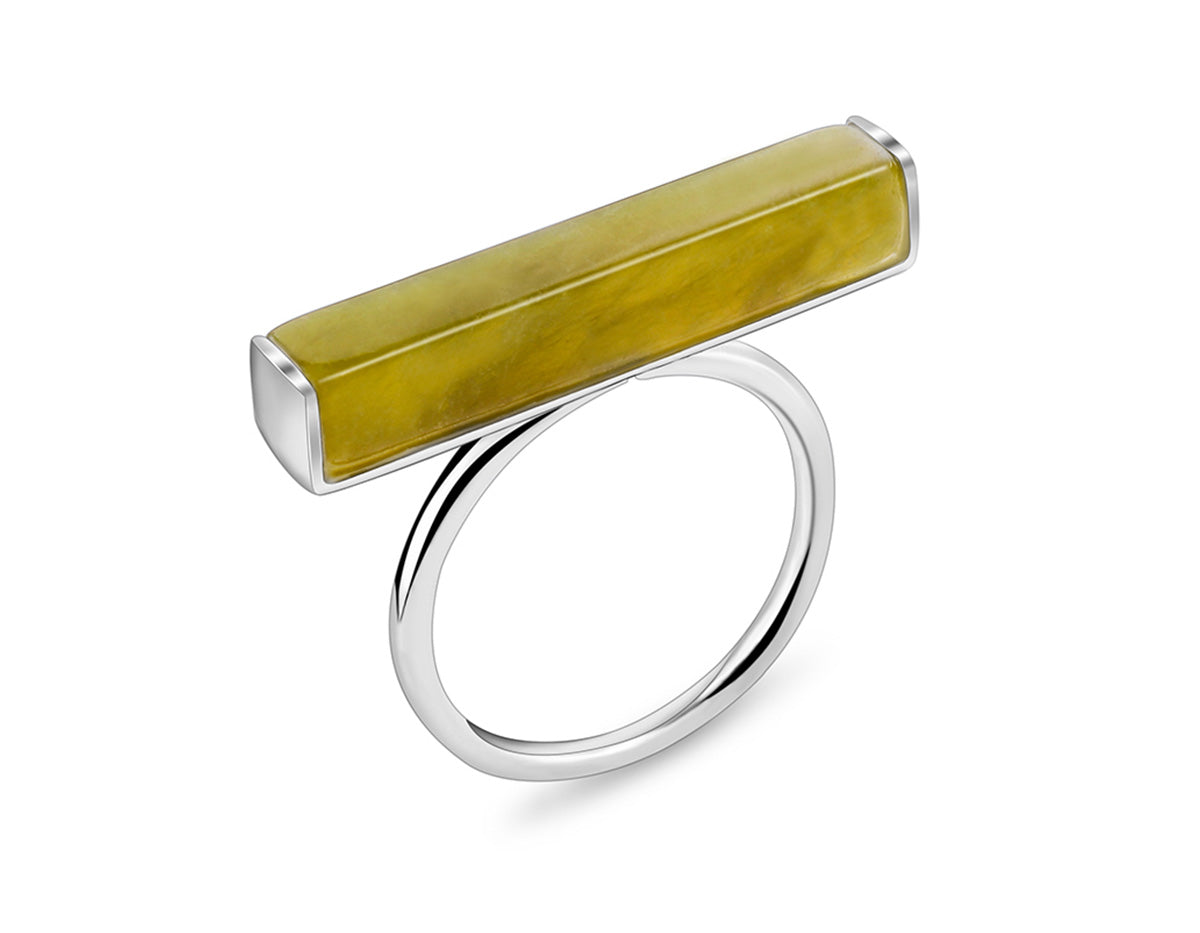 Serpentine Bar Ring - Lotus Fun