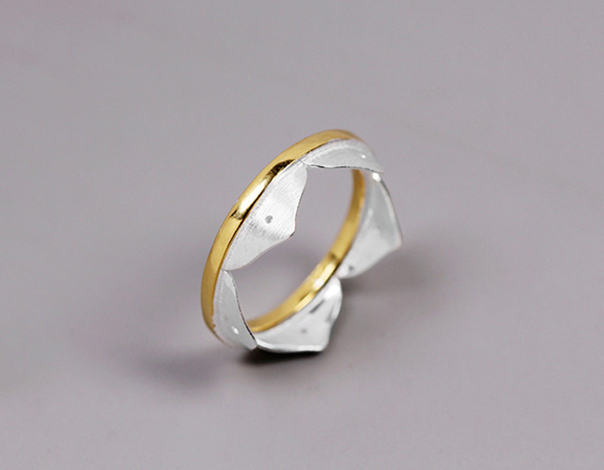 Sterling Silver | Lotus Flower Minimalist Ring - Lotus Fun