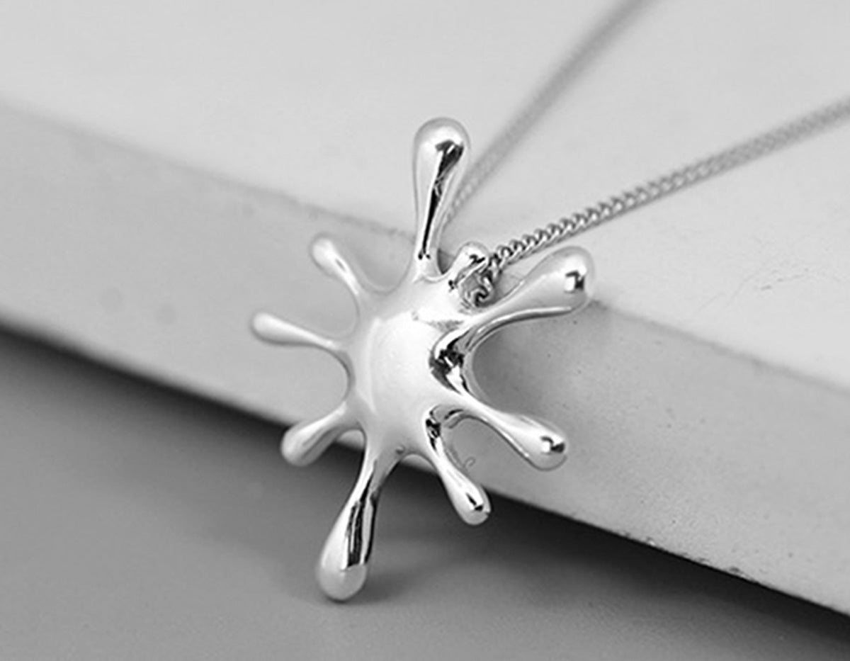 Sterling Silver | Splash Pendant - Lotus Fun
