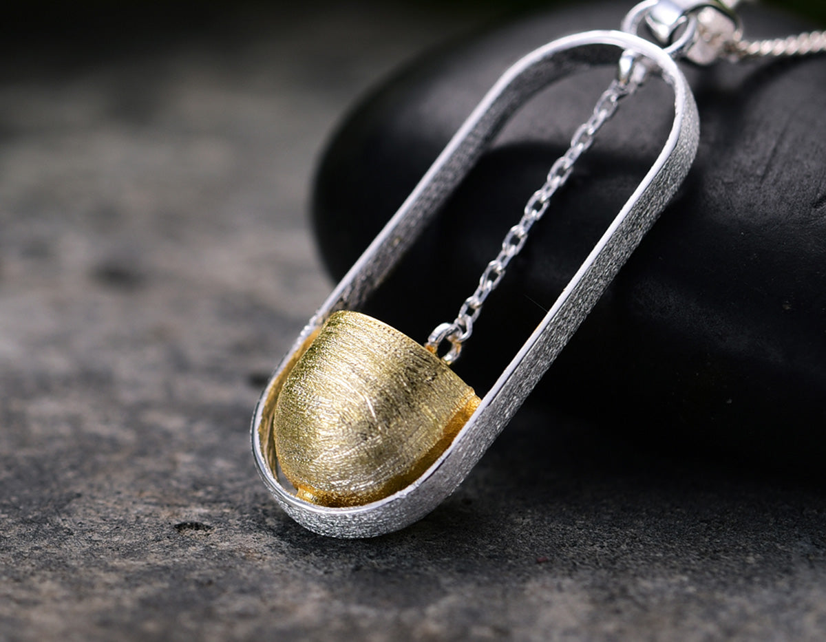 Sterling Silver | Water Well Pendant - Lotus Fun